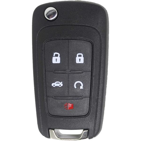 商品名Keyless2Go New Keyless Remote 5 Button Flip Car Key Fob Select Impala Malibu Camaro Cruze Equinox And Other Vehicles ...