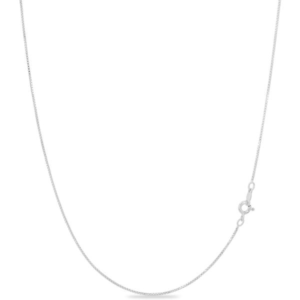 商品名[KEZEF] スターリングシルバーネックレス ボックスチェーン - ネックレス チェーンのみ メンズ &amp; レディース 1mm 幅 イタリア製 変色防止 by (ケゼフ) (サイズ 17"" / 43cm)KEZEF Ster...