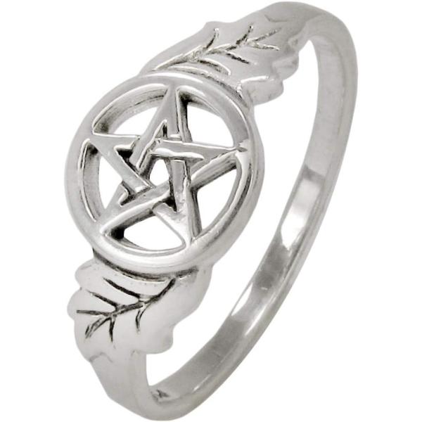 商品名スターリングシルバー オークの葉 ペンタクルリング (サイズ4-15)Moonlight Mysteries Sterling Silver Oak Leaf Pentacle Ring Size 11ブランド：Moonlight M...