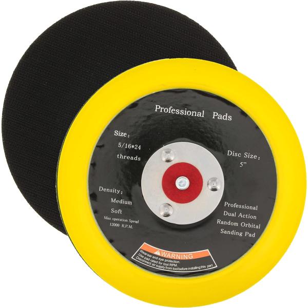 商品名5 "" DAポリッシャー&amp;サンダーパッド   フック&amp;ループ面   ランダム軌道BackingプレートTCP Global 5"" DA Polisher &amp; Sander Pad - Hook &amp; ...