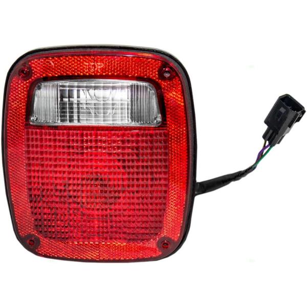 商品名Brock Replacement Driver Tail Light Lens with Square Connector Compatible with 1998-2006 Wrangler 56018649ADブランド：Auto...