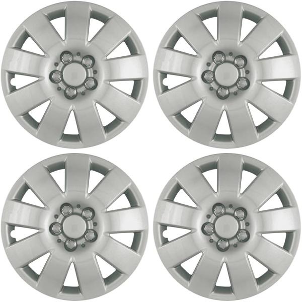 商品名15 inch Hubcaps Best for 2003-2004 Toyota Corolla - (Set of 4) Wheel Covers 15in Hub Caps Silver Rim Cover - Car Acce...