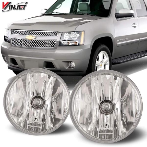 商品名Winjet Fog Lights Compatible with 2007 2008 2009 2010 2011 2012 2013 2014 Chevy Suburban Tahoe 07-13 Avalanche 10-13 ...
