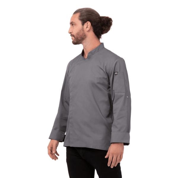 商品名: [Chef Works] シェフワークス ランシング 長袖コックコート 【メンズ】【軽量薄手】【カラー:グレー】 Chef Works Men's Lansing Chef Coat, Grey, Mediumブランド: Chef...