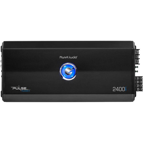 商品名600W PULSE 4 CH AMPPlanet Audio PL2400.4 4 Channel Car Amplifier - 2400 Watts, Full Range, Class A/B, 2/8 Ohm Stable,...