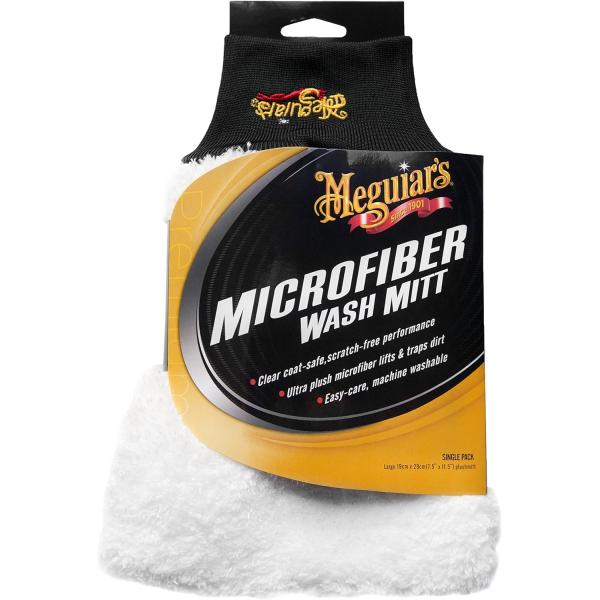 商品名(メグワイア) Meguiar's X3002EU マイクロファイバー洗車ミット シェニールミットグローブMeguiar's X3002EU Microfiber Car Wash Mitt - Chenille Mitt Glove...