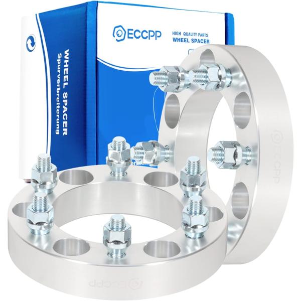 商品名ECCPP 2個 1.25インチ ホイールスペーサーアダプター 6x5.5 - 6x5.5 108mm 12x1.5スタッド付き コロラドホイールスペーサー用 キャニオンホイールスペーサー用 FJクルーザー用 タコマ ホイールスペーサ...