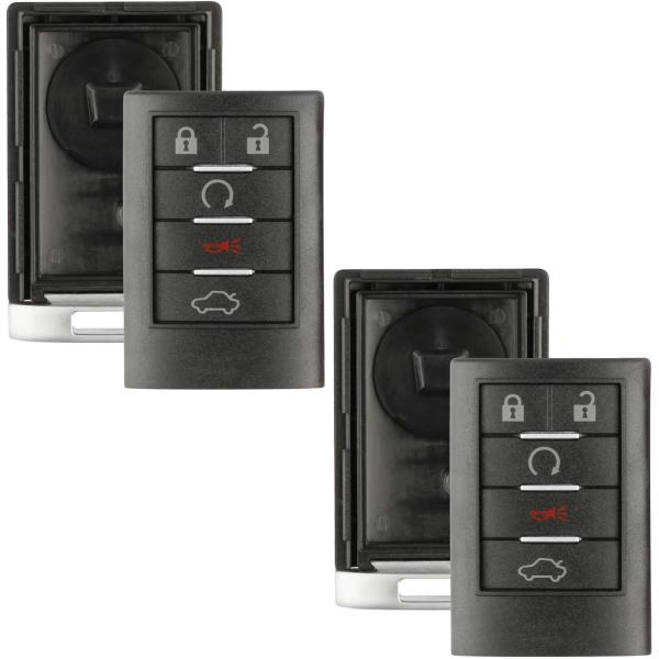 商品名OUC6000066 850K-6000066互換 キーレス交換用シェルケースとボタンパッド (2パック)Discount Keyless Replacement Shell Case and Button Pad Compatibl...