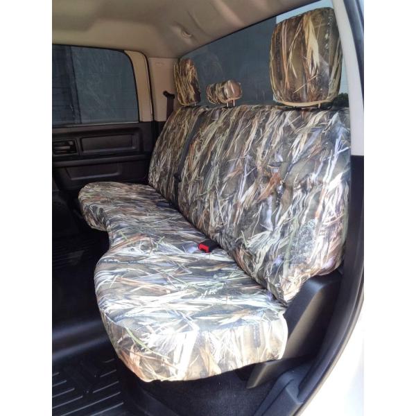 商品名Durafitシートカバー、d1333-drt CシートカバーMade in DRT Camo Endura for Dodge Ram 1500背面ソリッドベンチシートとヘッドレスト3枚Durafit Seat Covers, D1...