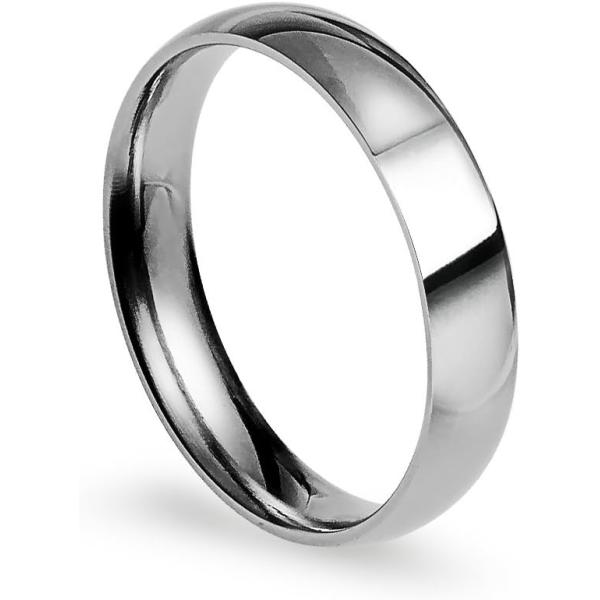 商品名Silverline Jewelry 4mm ステンレススチール コンフォートフィット クラシック結婚指輪 サイズ5~14SILVERLINE JEWELRY 4mm Stainless Steel Comfort Fit Class...