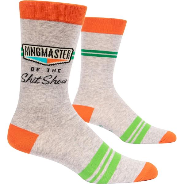 商品名Blue Q SOCKS メンズ US サイズ: Men's Shoe Size 7-12Blue Q Ringmaster of the Shit Show Men's Socksブランド：Blue Q商品サイズ：Shoe Size...