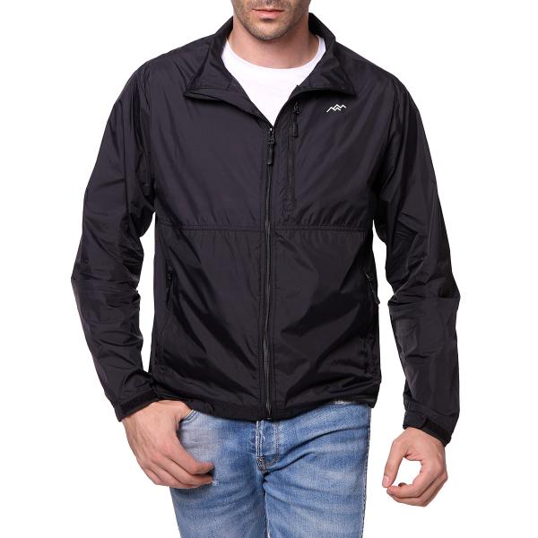 商品名:  TRAILSIDE SUPPLY CO. Mens Windbreaker Jackets Lightweight Packable Jacket,Windproof and Dustproof Black size Mediu...