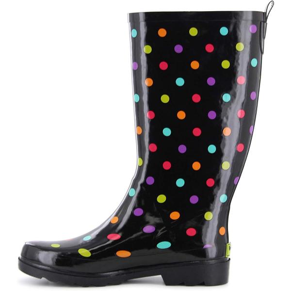 商品名Western Chief Pouring Paisley , Dot City , 24Western Chief Printed Tall Waterproof Rain Boot Dot City Black 8 Mブランド：W...
