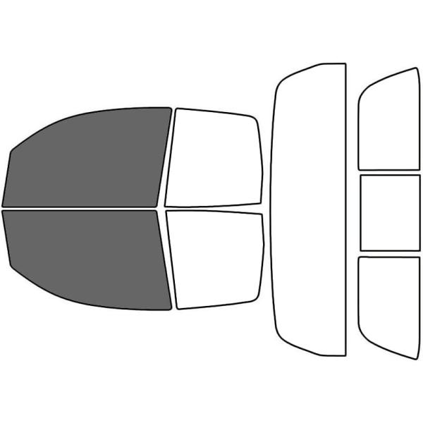 商品名Rvinyl Rtint ウィンドウティントキット トヨタ タンドラ 2007-2021 (2ドア ダブルキャブ) 対応 - フロントカットキット - 35%Rvinyl Window Tint Kit Compatible with...