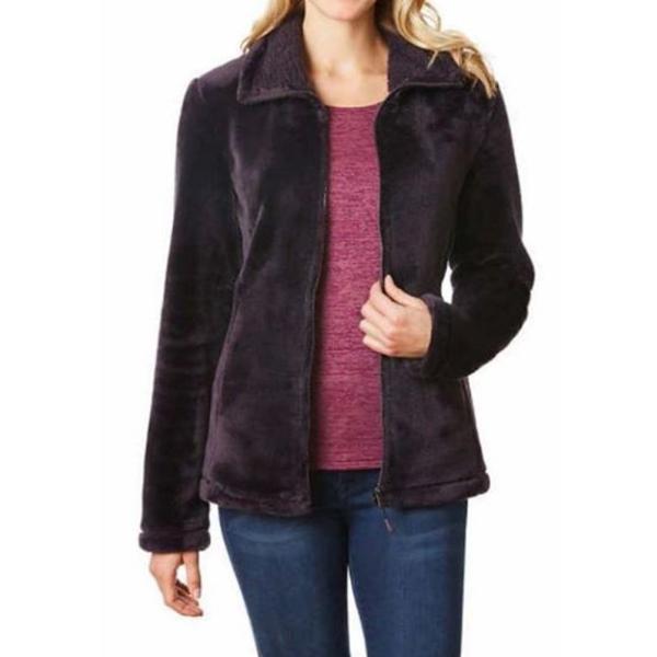商品名: 32 Degrees Heat OUTERWEAR レディース Womens Plush Faux Fur Super Soft Full Zip Jacket (Medium, Eggplant Purple)ブランド: ３２°...