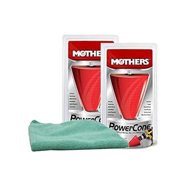 商品名Mothers PowerCone 精密研磨ツールバンドル マイクロファイバークロス付き (3アイテム)Mothers PowerCone Precision Polishing Tool Bundle with Microfiber...
