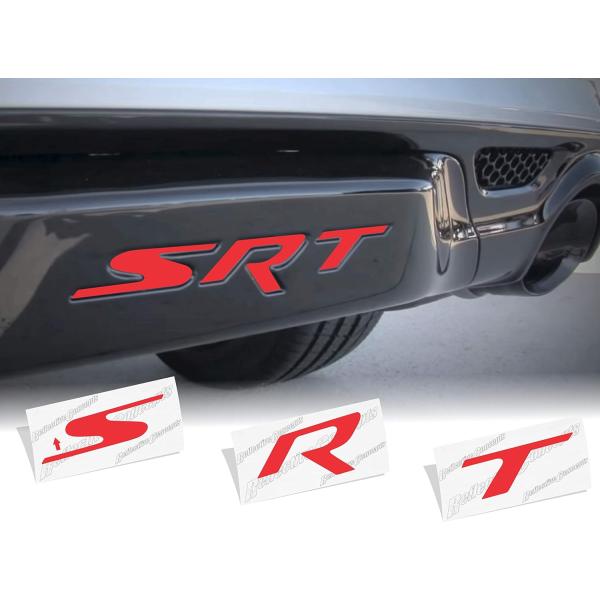 商品名Reflective Concepts SRT ヒッチベゼル用ステッカー はめ込み式 2012年〜2017年のジープグランドチェロキーSRT用 レッド GrandCherokee12:SRT-Hitch:NRDReflective C...