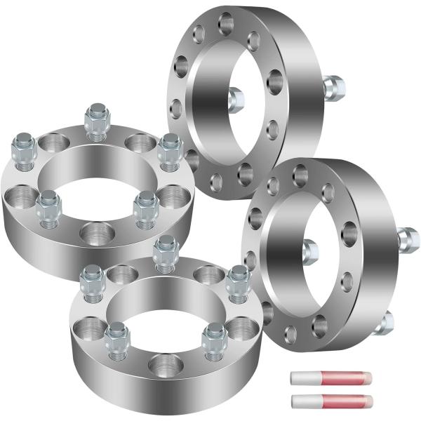 商品名ECCPP 4X 1.5インチ 5x5.5 から 5x5.5 ホイールスペーサー 5ラグ 5x139.7mm 108mm ハブ Bronco E-150 F100 F150用 Ram 1500 バン用 1/2インチスタッド付きECCP...