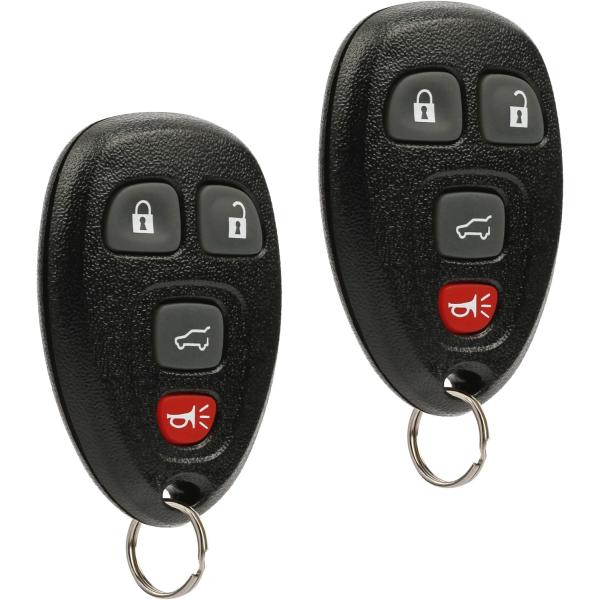 商品名OUC60270、OUC60221ペアに適合。 g-416Car Key Fob Keyless Entry Remote with Ignition Key fits Chevy Suburban Tahoe Traverse/GM...