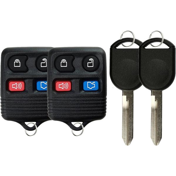 商品名KeylessOption Keyless Entry Remote Control Fob Uncut Blank Car Ignition Key For CWTWB1U345, GQ43VT11T (Pack of 2)Keyl...