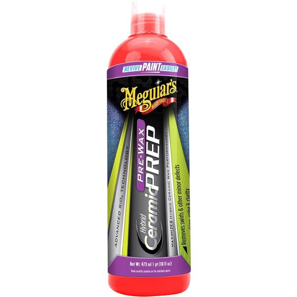 商品名Meguiar's G220416 Hybrid Ceramic Pre-Wax Prep, 16 OzMeguiar's Hybrid Ceramic Pre-Wax Prep - Advanced Formula Removes ...