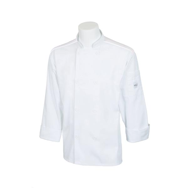 商品名:  Mercer Culinary M60017WHM Millennia Air Men's White Cook Jacket with Full Mesh Back, Mediumブランド: Mercer Culinary商品...