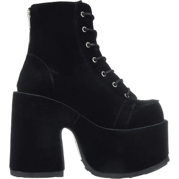 商品名Demonia レディース カラー: ブラックDemonia Women's CAMEL-203 Ankle Boot, Black Velvet, 9 M USブランド：Demonia商品サイズ：9高さ：14 cm横幅：32 cm奥...