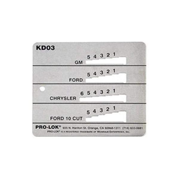 商品名Pro-Lok KD03 キーデコーダー GM、クライスラー、フォード&amp;10カットPro-Lok - KD03 Key Decoder - GM, Chrysler, Ford &amp; 10cutブランド：Pro-Lok商...