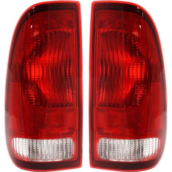 商品名For Ford F150 /F-Super Duty Tail Light Assembly Unit 1997-2005 Pair Driver and Passenger Side Styleside Type DOT Cert...