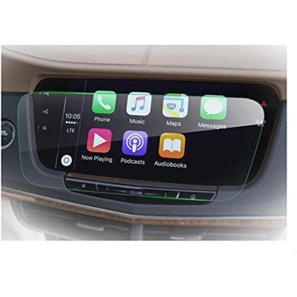 商品名Ruiya 2015-2017 Cadillac CT6 In-Dash Screen Protector, HD Clear Tempered Glass Car Navigation Screen Protective Filmブ...