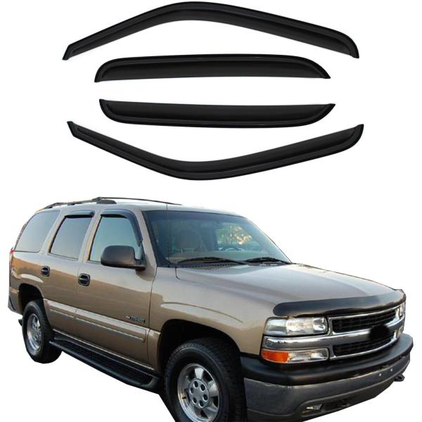 商品名Gldifa Wind Deflector Fit 2000-2006 Tahoe/Escalade Base Smoke Sun/Rain Guard Window Visors 4pcsGldifa Wind Deflector ...