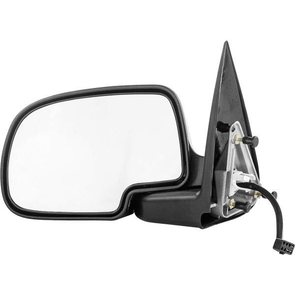 商品名左ドライバーサイドミラー シボレー・アバランチ シルバラード GMC シエラ 1500 2500 (1999 2000 2001 2002) クローム 非加熱 電源式 折り畳み 外側リアビュードアミラー GM1320174Left D...