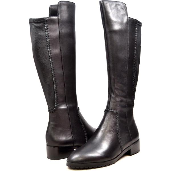 商品名[SoleMani] レディース カラー: ブラックSoleMani Zipora 13"" Slim Calf Women's Black Leather Boot 6.5ブランド：SoleMani商品サイズ：6.5商品番号：色：B...