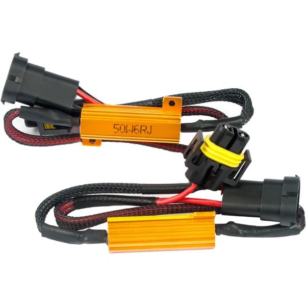 商品名H11 50W 6Ohm Load Resistor Adapter Fix Hyper Flashing Blinking Canbus Error Warning Canceller (2pieces)ブランド：JHE商品サイズ：...