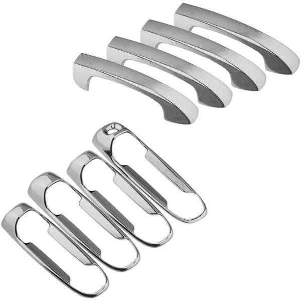 商品名SEGADEN Chrome Plated Door Handle Cover Compatible with DODGE Ram Durango Dakota JEEP Grand Cherokee Liberty MITSUBIS...
