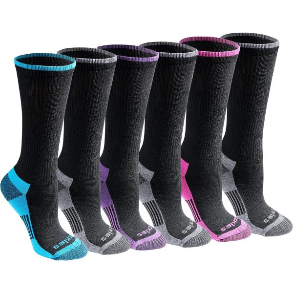 商品名Dickies SOCKSHOSIERY レディース US サイズ: 9-11 Sock/6-9 Shoe カラー: ブラックDickies Women's Dritech Advanced Moisture Wicking Crew...