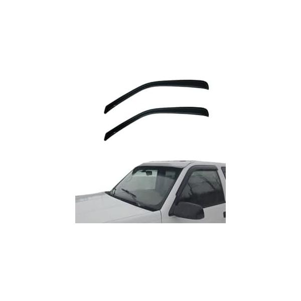 商品名Gldifa Wind Deflector Compatible with Express/Savana/Kodiak/Topkick Smoke Sun/Rain Guard Window Visorsブランド：GLDIFA商品サイ...