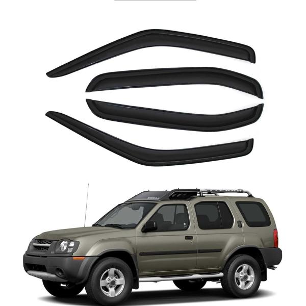 商品名Gldifa Wind Deflector Compatible with 2000-2004 Nissan Xterra Smoke Sun/Rain Guard Window Visors 94719ブランド：GLDIFA商品サイ...