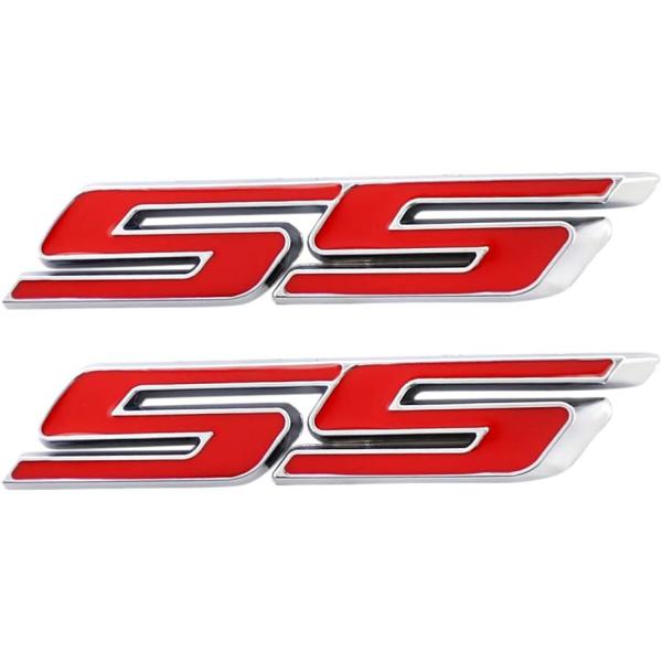 商品名UpAuto スーパースポーツエンブレムバッジ 3D SSステッカーパーツ カマロ SS シボレー カマロ GMシリーズ用 (レッド) 2個UpAuto 2pcs Super Sport Emblem Badge 3D SS Stic...