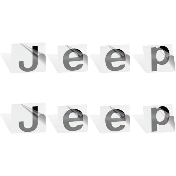 商品名Reflective Concepts JEEP フェンダーエンブレムオーバーレイデカールステッカー - 2018-2021 ラングラー JL - (カラー:フラットブラック)Reflective Concepts Jeep Fend...