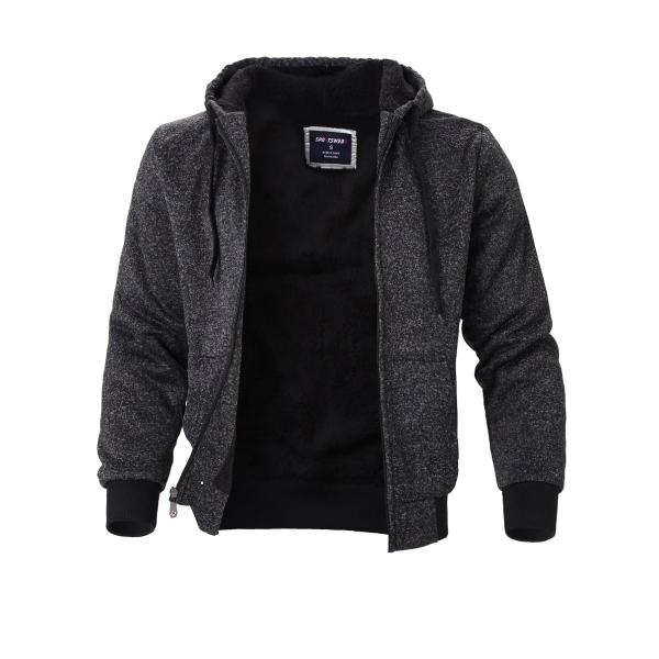 商品名: Eurogarment SWEATER メンズ US サイズ: XXXXX-Large カラー: マルチカラー Plus Size S-5XL Marled Heavyweight Fleece Hoodie for Men Sh...
