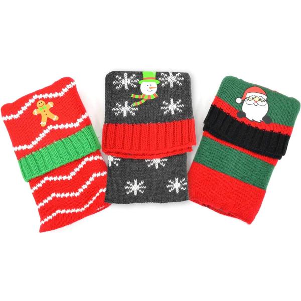 商品名TeeHee レディース ブーツトッパー ボタン付き 3パック アソートカラー US サイズ: 9-11 カラー: マルチカラーTeeHee Fun Christmas Holiday Gift Short Boot Cuffs Sa...