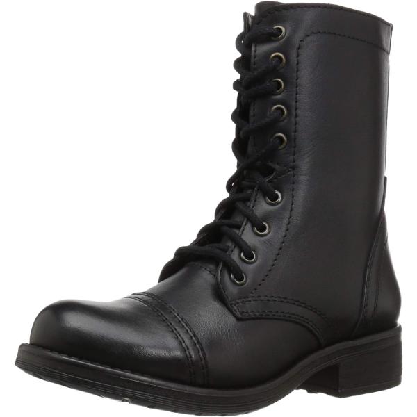 商品名Steve Madden Women's TROPA2-0 Combat Boot, Black, 5.5 W USSteve Madden womens Tropa2-0 Combat Boot, Black, 5.5 Wide U...