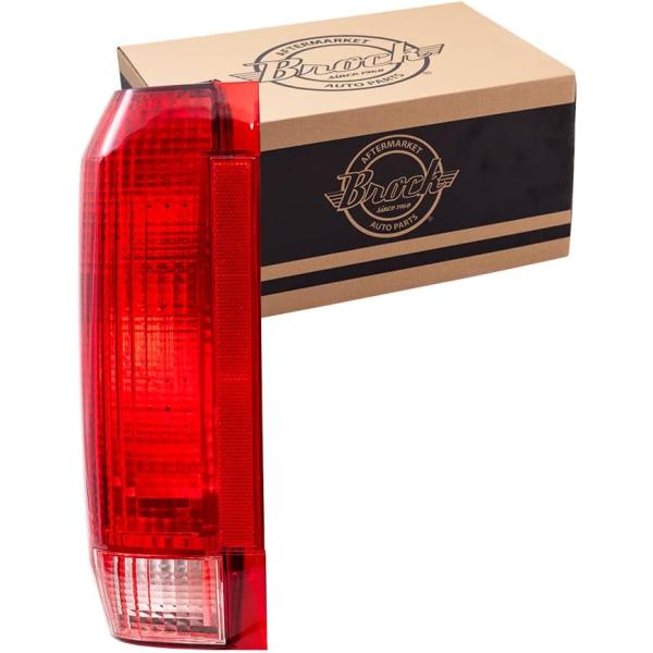商品名Brock Aftermarket Replacement Driver Left Tail Light Unit Compatible With 1990-1996 Ford F-150 Styleside Built From 1...