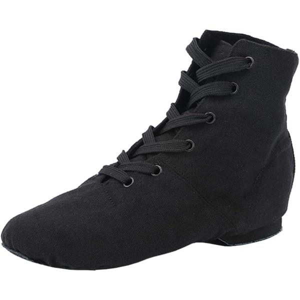 商品名missfiona レディース MFwjazz6_a00 US サイズ: 7 B(M)US = EU38 カラー: ブラックmissfiona Jazz Shoes for Woman Canvas Dance Boots Split...