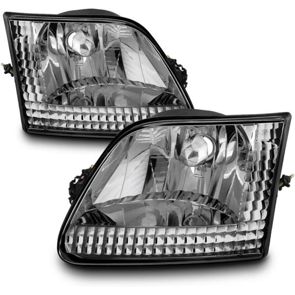 商品名ACANII - 97-04 F-150 F150 エクスペディション 97-99 F250LD ヘッドライトドライバー+助手席側 1997-2004ACANII - For 1997-2004 F150 Expedition 199...
