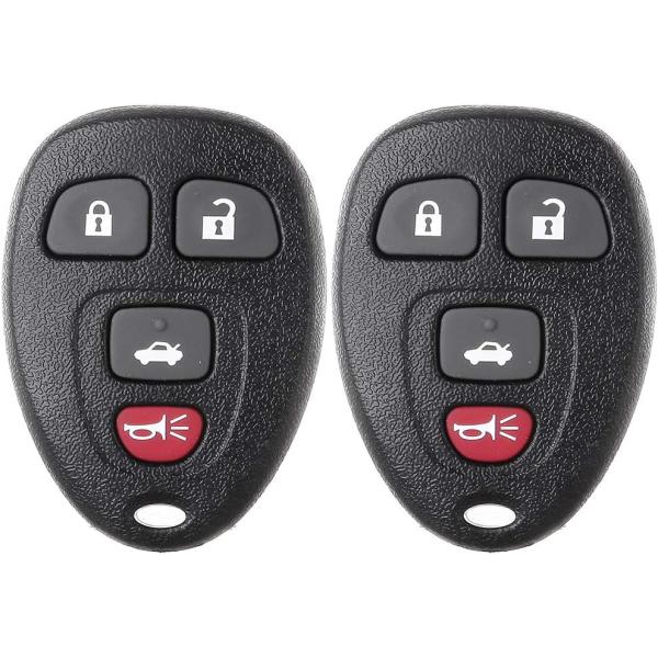 商品名ECCPP 2 x 4ボタン交換キーレスエントリーリモートコントロールカーキーFobシェルケースforビュイックGMCキャデラックシボレーSaturnポンティアックouc60270ECCPP 2X 4 Buttons Replacem...