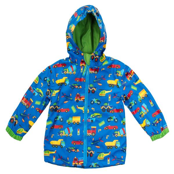 商品名: Stephen Joseph ACCESSORY ボーイズ US サイズ: 3T カラー: ブルー Stephen Joseph Kids' Little Boys Raincoat, Transportation, 3Tブランド...