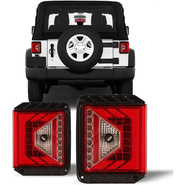 商品名Winjet RNGT0490-CR レネゲードシリーズ [2007-2017ジープラングラー] LEDテールライトWinjet Renegade Series Compatible with [2007-2017 Jeep Wran...