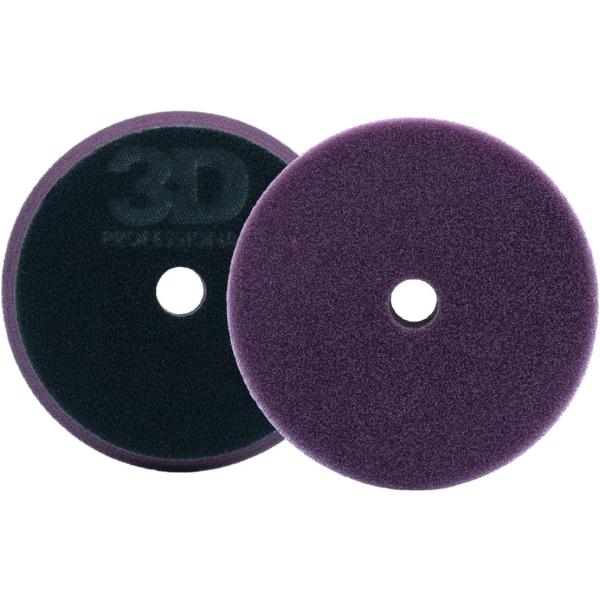 商品名3D Dark Purple Foam Cutting Pad | Fast Compound Cuts for Removing Paint Defects | Professional Grade | Superior Finis...